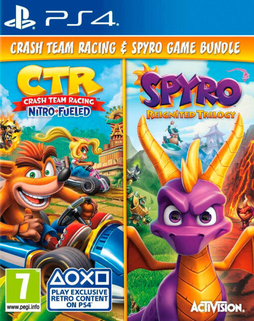 Crash Team Racing Nitro-Fueled + Spyro Game Bundle Ps4 - PlayGamer